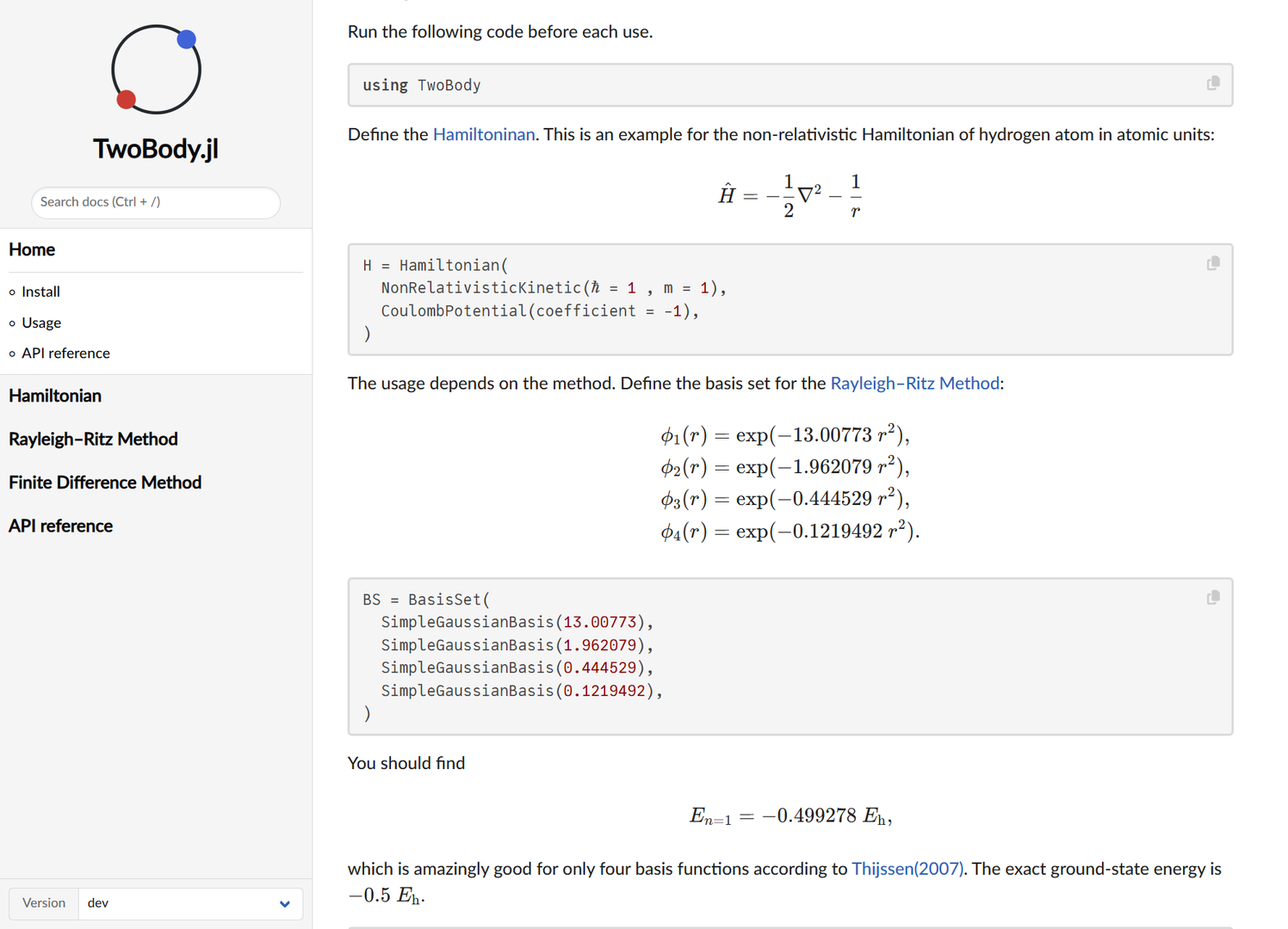 Quantum Mechanical Two-Body Problems in Julia :: JuliaCon 2025 :: pretalx